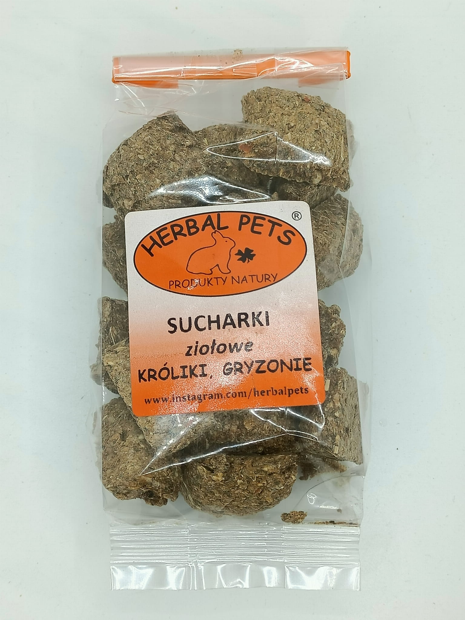 Herbal Pets - sucharki ziołowe 140g Gryzoniowy Sklep